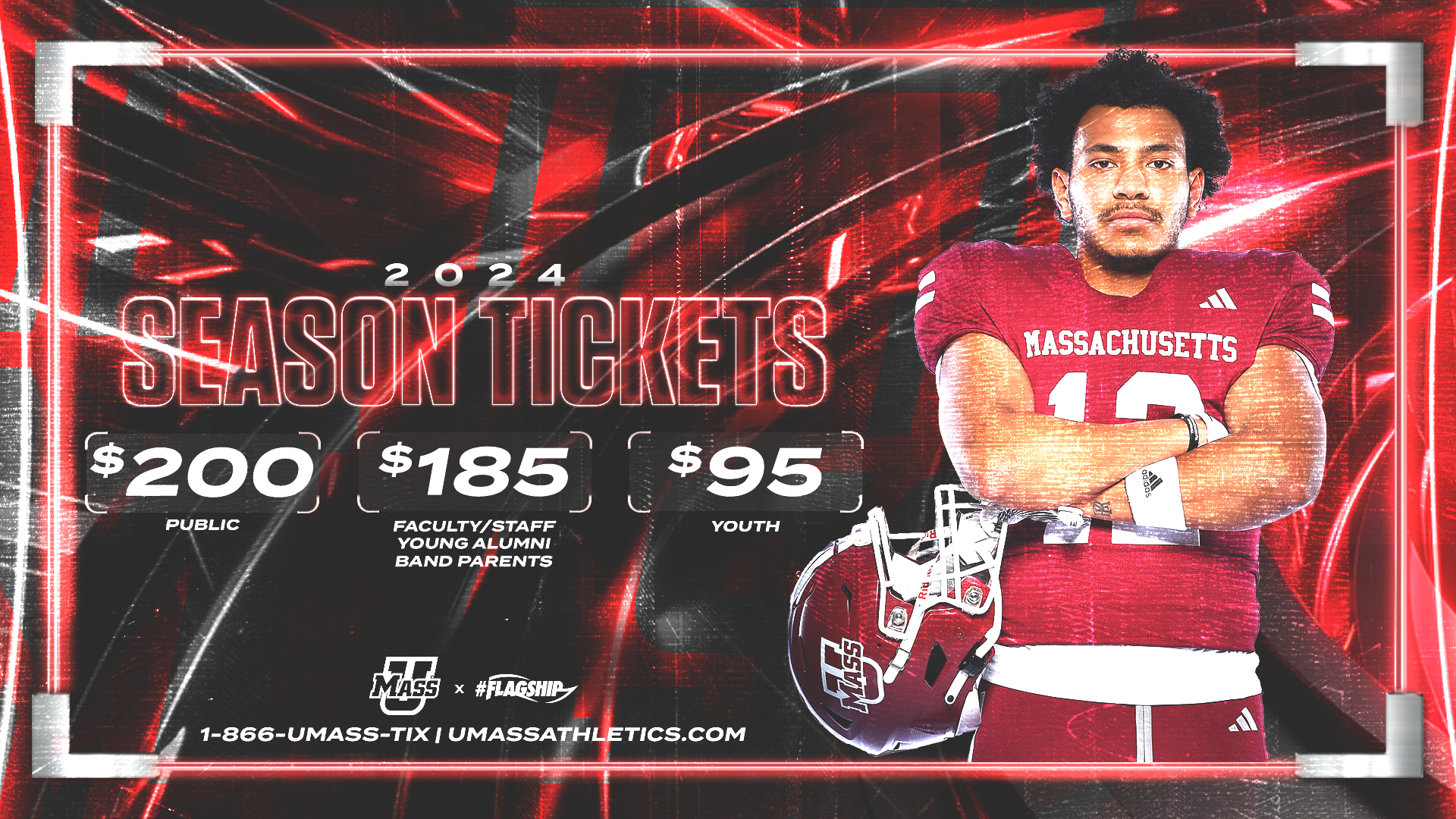 2024 Massachusetts Football Season Ticket Information Page